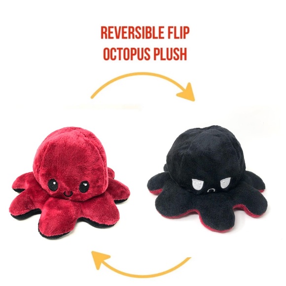 Unbranded | Toys | Reversible Plush Octopus Double Sided Flip Octopus ...